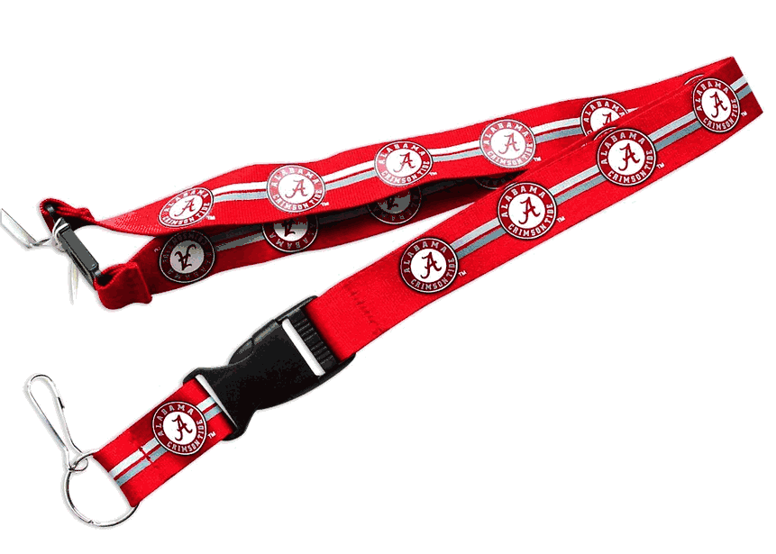 ALABAMA CRIMSON TIDE LANYARD