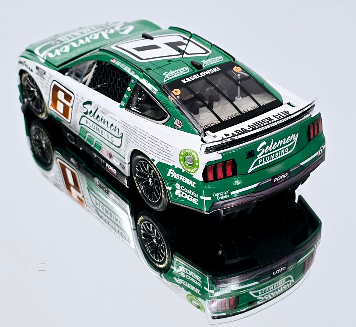 BRAD KESELOWSKI 2024 SOLOMON PLUMBING SALUTE TO VETERANS 1/24 ARC DIECAST