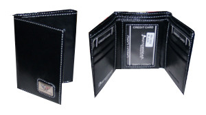 Corvette Premium Leather Tri-fold Wallet