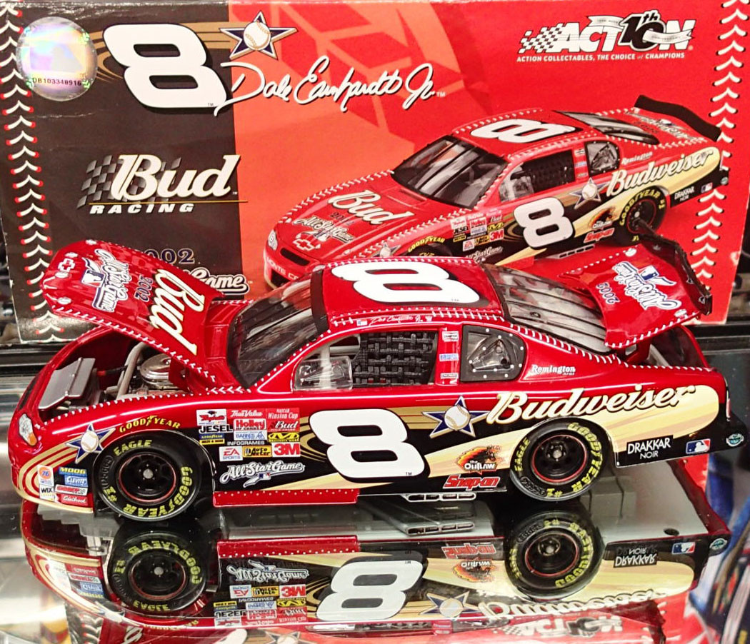 DALE EARNHARDT JR 2002 MLB BASEBALL 1/24 ACTION