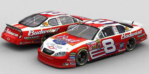 DALE EARNHARDT JR. BUD SHOOTOUT BORN-ON-DATE 1/24 ACTION