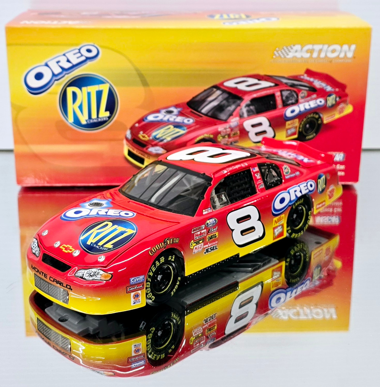 DALE EARNHARDT JR 2003 OREO RITZ DAYTONA 1/24 ACTION