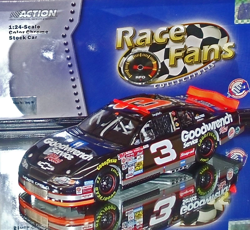 DALE EARNHARDT SR 2000 TALLADEGA WINNER COLOR CHROME 1/24 ACTION