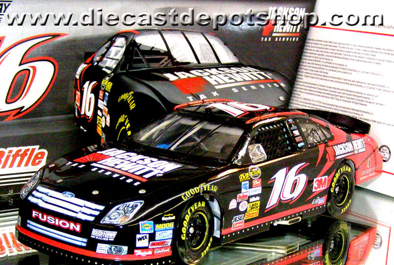 GREG BIFFLE 2007 JACKSON HEWITT 1/24 MOTORSPORTS AUTHENTICS