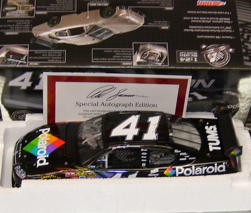 *AUTOGRAPHED* REED SORENSON 2008 POLAROID COT 1/24 ACTION