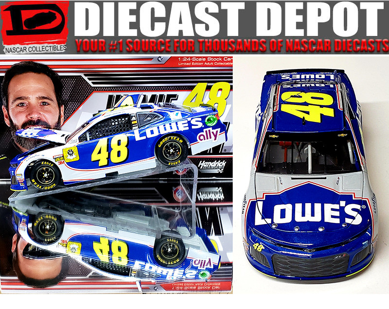 JIMMIE JOHNSON 2018 LOWES FINALE (LAST LOWES RIDE) 1/24 ACTION ...