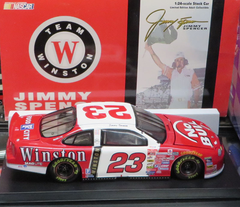 JIMMY SPENCER 1999 WINSTON NO BULL RED 1/24 ACTION