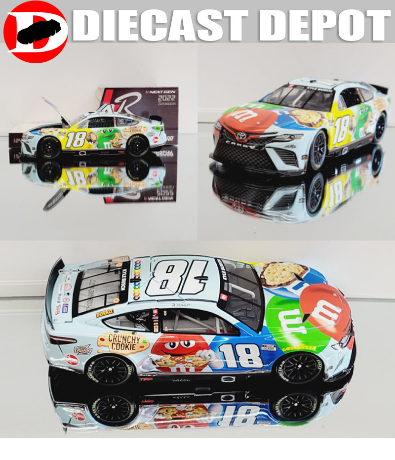 KYLE BUSCH 2022 M&MS CRUNCHY COOKIE #18 NEXT GEN TOYOTA 1/24 ACTION ...