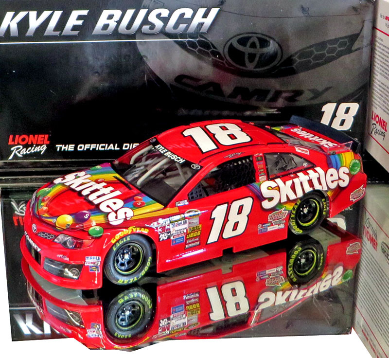Kyle Busch Car 2014 Skittles Mars, Incorporated Re Signs With Joe