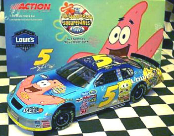 KYLE BUSCH 2004 SPONGEBOB SQUAREPANTS 1/24 ACTION