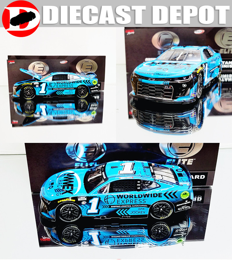 ROSS CHASTAIN 2023 WORLDWIDE EXPRESS #1 CAMARO 1/24 ELITE SERIES