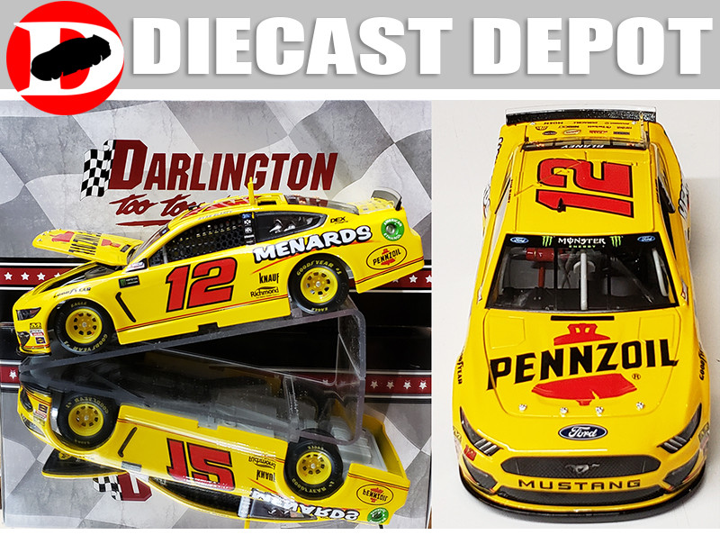 RYAN BLANEY 2019 DARLINGTON PENNZOIL THROWBACK 1/24 ACTION COLLECTOR SERIES