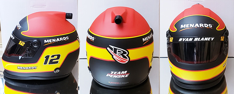 RYAN BLANEY 2019 MENARDS 1/2 SCALE COLLECTIBLE MINI REPLICA HELMET