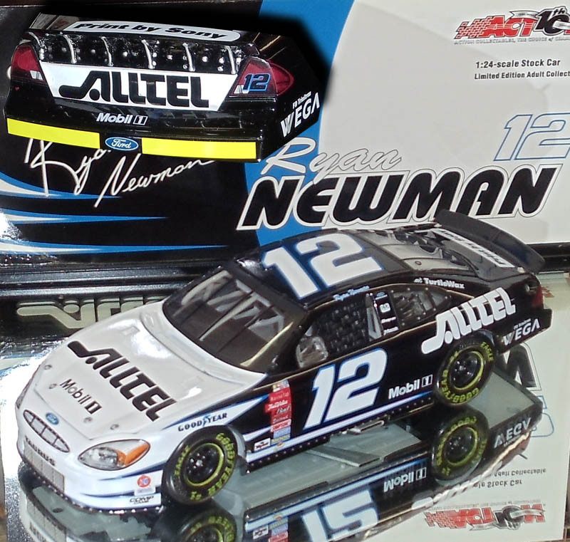 RYAN NEWMAN 2002 ROOKIE ALLTEL DODGE 1/24 ACTION