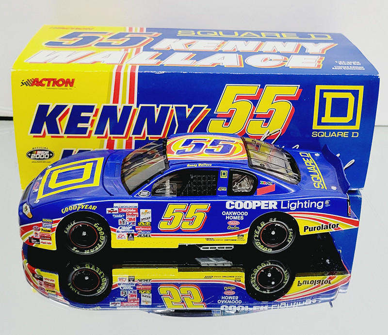 KENNY WALLACE 2000 SQUARE D #55 MONTE CARLO 1/24 RCCA CWB DIECAST