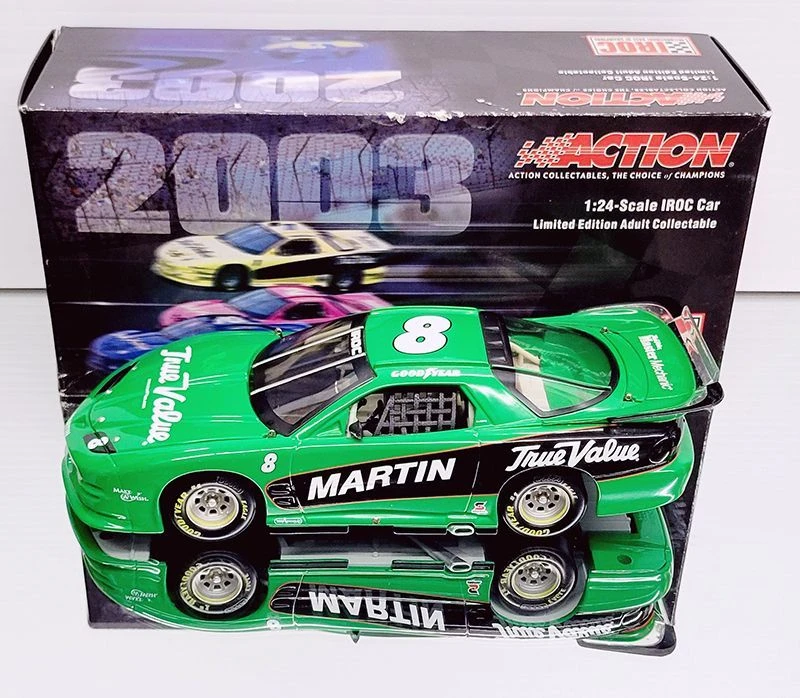 MARK MARTIN 2003 IROC DAYTONA WINNER 1/24 ACTION DIECAST (SLIGHTLY WORN ...