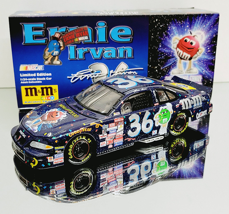ERNIE IRVAN 1999 M&M'S NEW MILLENIUM 1/24 ACTION DIECAST