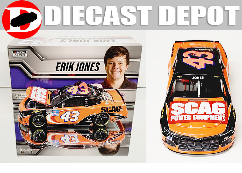 ERIK JONES 2021 SCAG POWER EQUIPMENT 1/24 ACTION COLLECTOR SERIES DIECAST