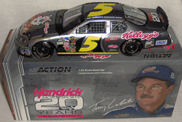 TERRY LABONTE 2004 HENDRICK 20TH ANNIVERSARY 1/24 ACTION
