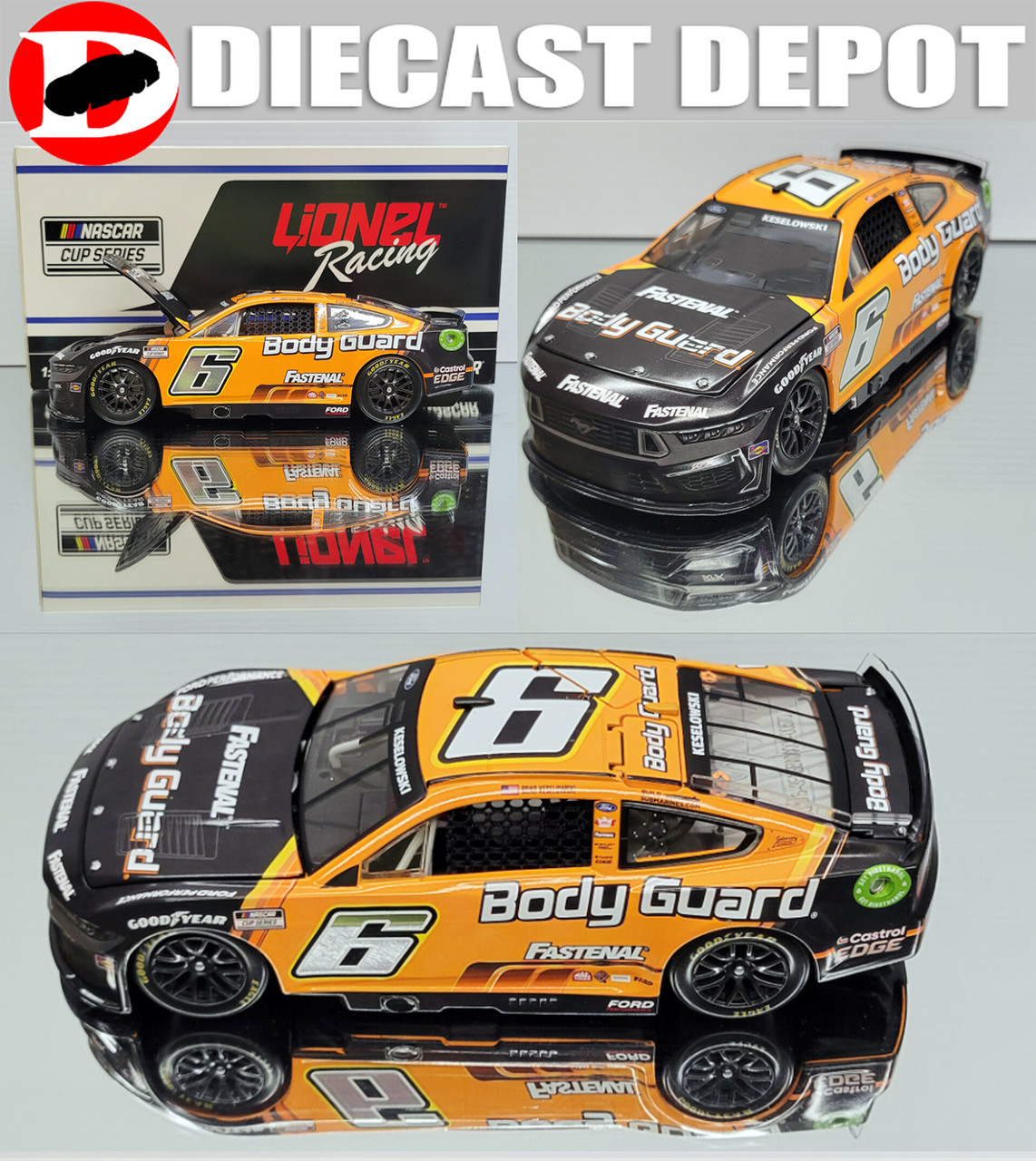 BRAD KESELOWSKI 2024 FASTENAL BODY GUARD 1/24 ARC DIECAST