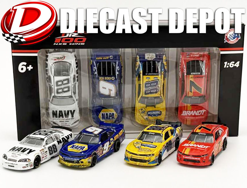HENDRICK MOTORSPORTS 2025 PATRIOTIC 4-CAR SET 1/64 ACTION DIECASTS