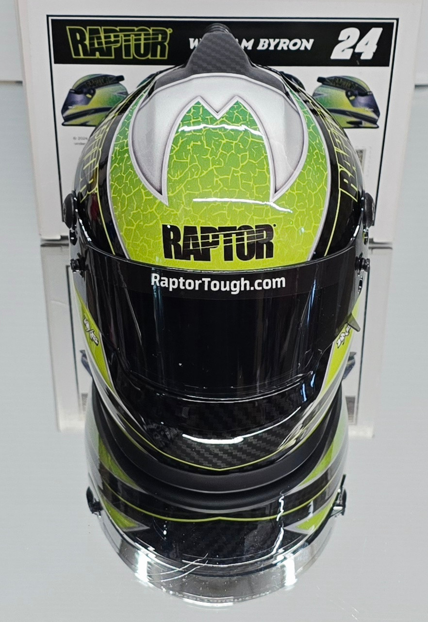 WILLIAM BYRON 2025 RAPTOR 1/2 SCALE MINI REPLICA HELMET