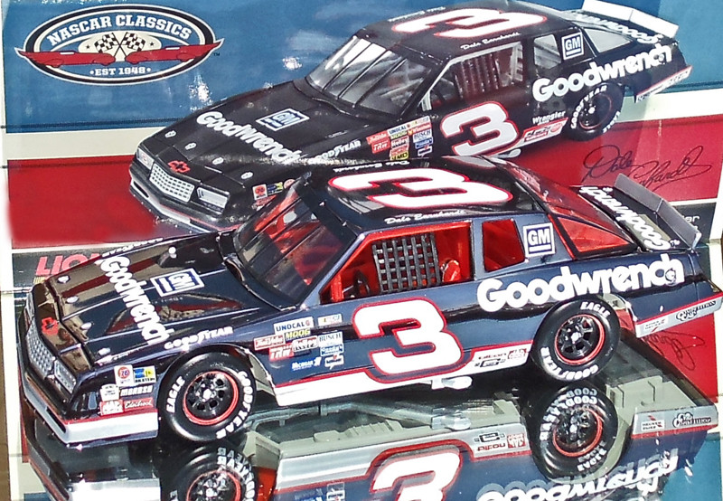DALE EARNHARDT SR 1989 GOODWRENCH GUN METAL MONTE CARLO 1/24 ACTION