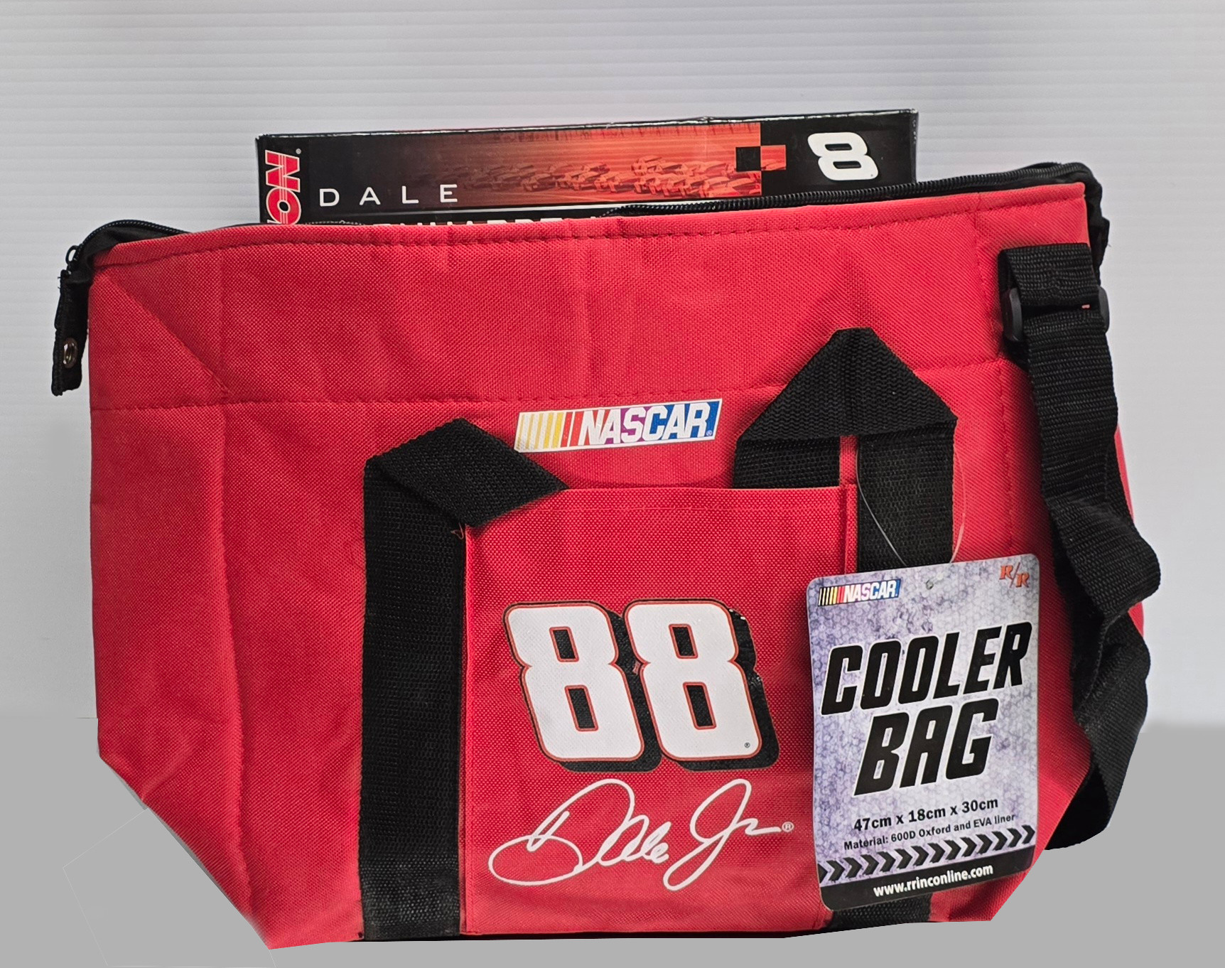 DALE EARNHARDT JR #88 LARGE RED COOLER + MYSTERY DALE JR 1/24 ACTION ...
