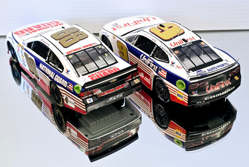 DALE JR & CHASE ELLIOTT 2-CAR SET NATIONAL GUARD & UNIFIRST 1/24 ARC ...