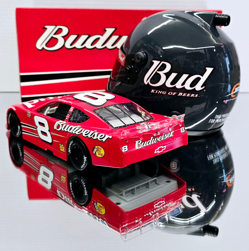 DALE EARNHARDT JR 2024 BUDWEISER LATE MODEL & MINI HELMET COMBO 1/24 ...