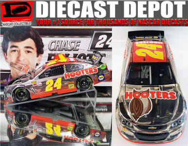 CHASE ELLIOTT 2017 HOOTERS #24 CHEVY SS COLOR CHROME 1/24 ACTION