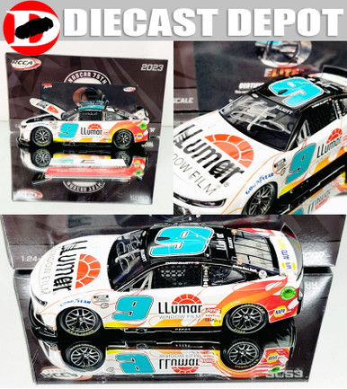 AUTOGRAPHED CHASE ELLIOTT 2023 LLUMAR #9 CAMARO 1/24 ELITE SERIES
