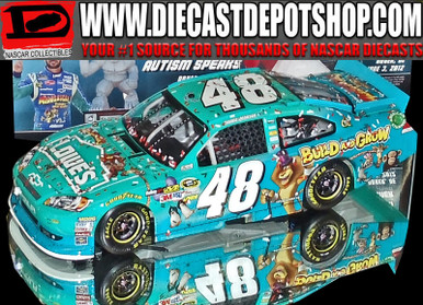 JIMMIE JOHNSON 2012 DOVER WIN RACED VERSION MADAGASCAR 1/24 ACTION