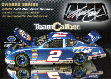 KURT BUSCH 2006 MILLER LIGHT 1/24 OWNER'S SERIES AUTOGRAPHED