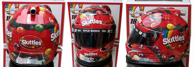 KYLE BUSCH 2019 SKITTLES 1/2 SCALE COLLECTIBLE MINI REPLICA HELMET