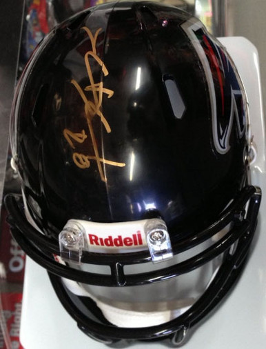 THOMAS DECOUD AUTOGRAPHED ATLANTA FALCONS SPEED MINI HELMET by RIDDELL