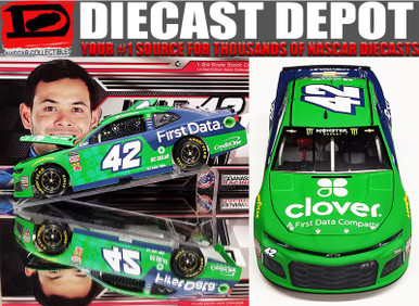 KYLE LARSON 2018 CLOVER/ FIRST DATA 1/24 ACTION COLLECTOR SERIES
