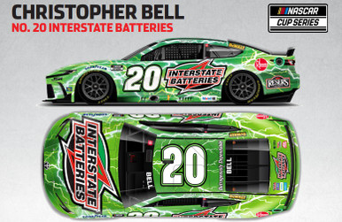 CHRISTOPHER BELL 2025 INTERSTATE BATTERIES 1/24 ELITE DIECAST (ADVANCED ORDER)