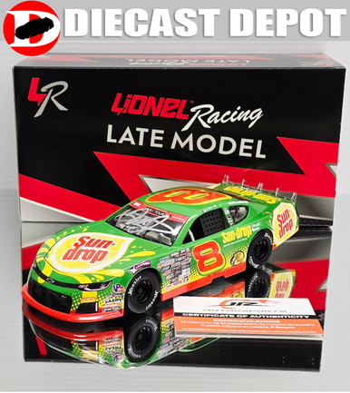 AUTOGRAPHED DALE EARNHARDT JR 2025 SUN DROP LATE MODEL 1/24 ACTION DIECAST