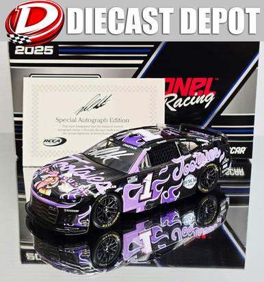 AUTOGRAPHED ROSS CHASTAIN 2025 TOOTSIE'S ORCHID LOUNGE 1/24 ARC DIECAST ...