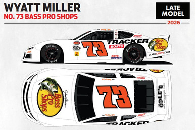 WYATT MILLER (DALE JR'S NEPHEW) 2026 BASS PRO SHOPS LATE MODEL 1/24 ARC ...