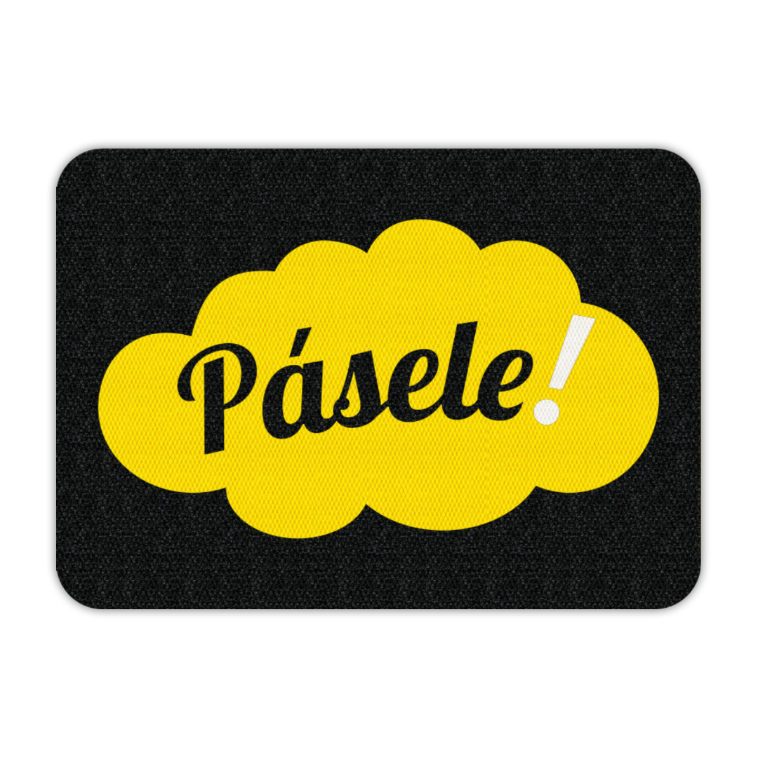 TAPETE DECORATIVO ELITEMAT DISEÑO PASELE CHARCOAL DE 0.70 X 0.50 MTS