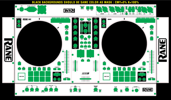 Rane One Skinz - Custom Adhesive - 12inchSkinz