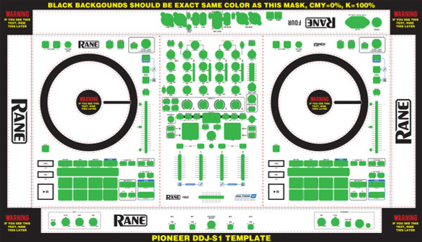 Rane Four Controller Skinz - Custom - 12inchSkinz