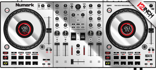 Numark NS4 Skinz - Metallics - 12inchSkinz