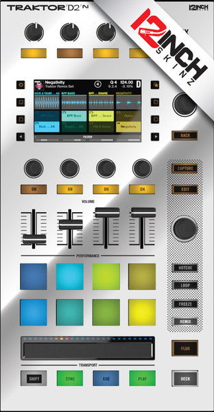 Native Instruments Kontrol D2 Skinz - Metallics - 12inchSkinz