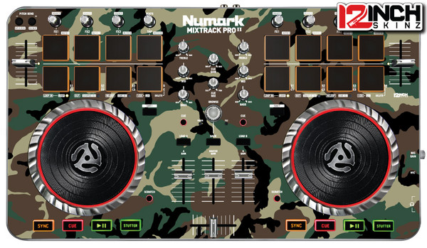 Numark Mixtrack Pro 2 Skinz - Camouflage - 12inchSkinz