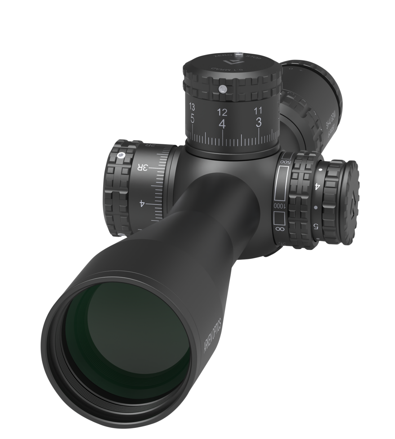 Arken SH4J 6-24X50 FFP MIL VHR Illuminated Reticle with Zero Stop ...