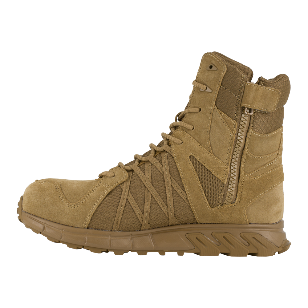 Men's 8" Tactical Boot with Side Zipper - ESDShoe.com