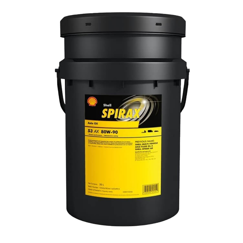 Shell Spirax S3 AX 80W-90 - 20L | 5 gallon - Quality Bearings Online